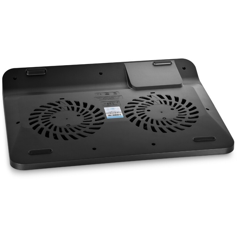 Cooler Laptop Deepcool N25 17" include 2.5" HDD/SSD docking station hot swap black DP-N25 - Bocris