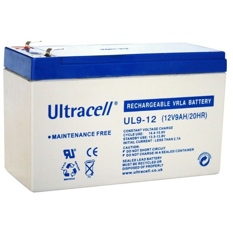 BATTERY 12V 9AH/UL9-12 ULTRACELL - Bocris