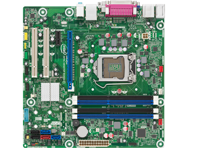 Placa de baza Intel DQ77CP Socket 1155 Chipset Intel Q77 4x DIMM DDR3 ...