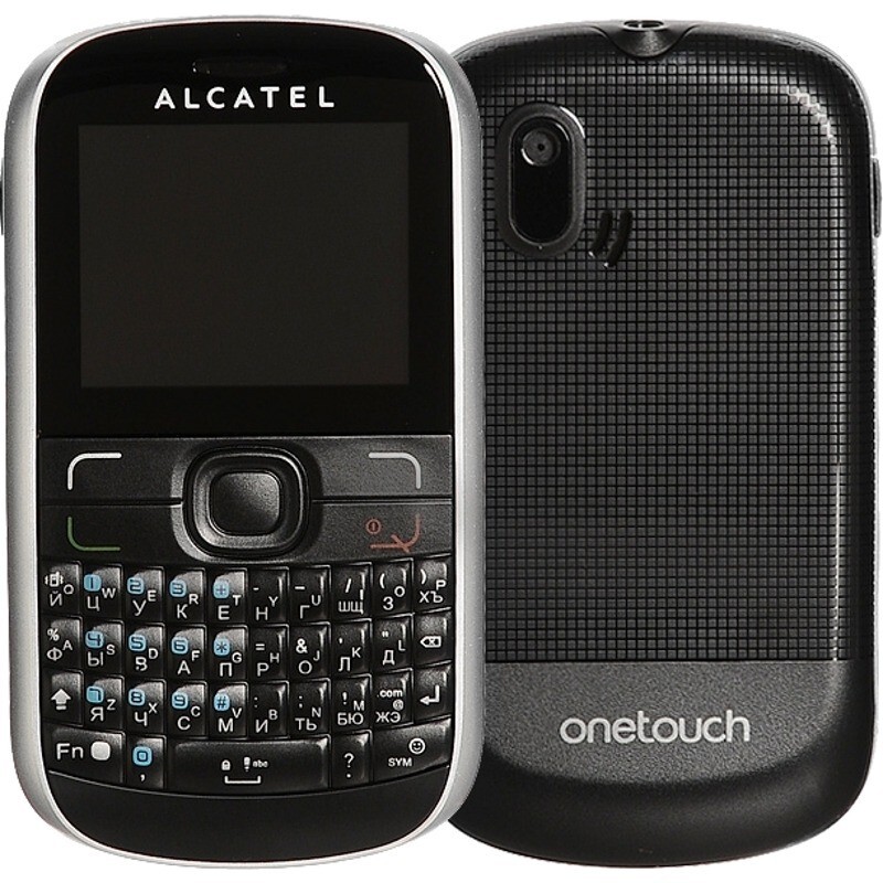 Telefon Mobil Alcatel One Touch 385D Silver Dual SIM tastatura qwerty ...