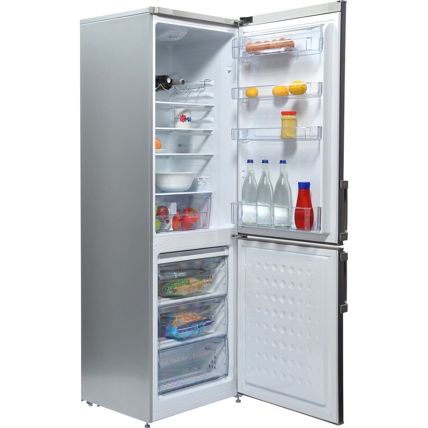 Combina Frigorifica Beko DBK346XI+ 321 l A+ 3 Compartimente congelator ...