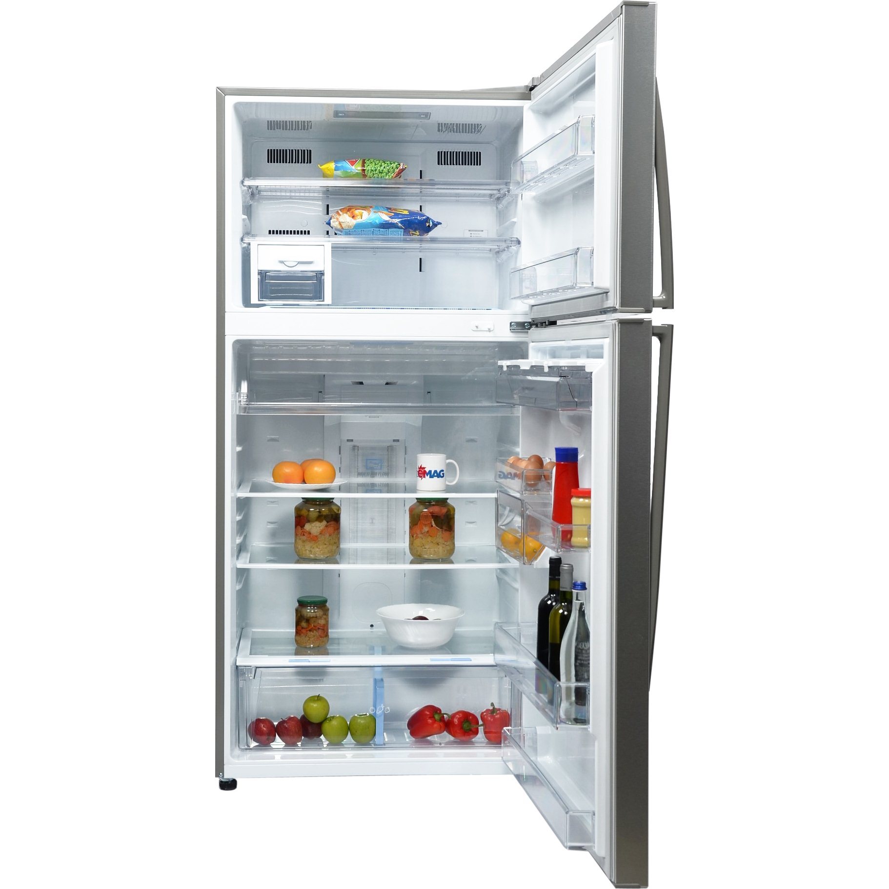 Frigider LG GT9180AVBW cu 2 usi 639l A+ 1 Compartiment congelator 2 ...