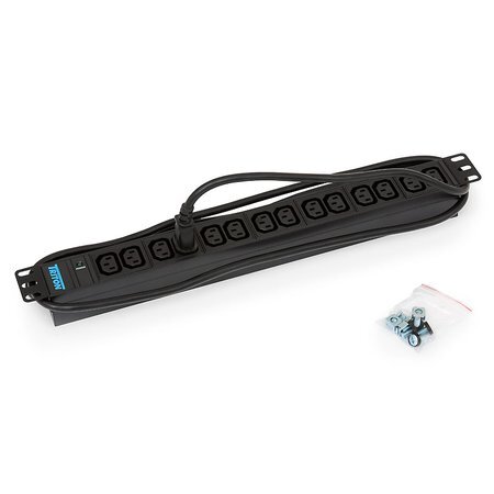 Priza multipla rack PDU 1U 19 Triton 14 prize C13 IEC320 2m C14 stecker ...