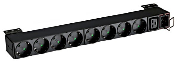 Priza multipla rackabila PDU EATON FlexPDU 8 DIN 8 prize cascadabila 1U ...