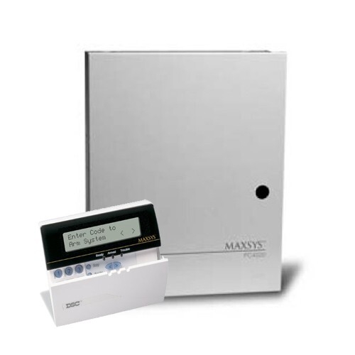 Centrala DSC PC4020 16 zone pe placa, extensibila la 128 zone Inclusa ...