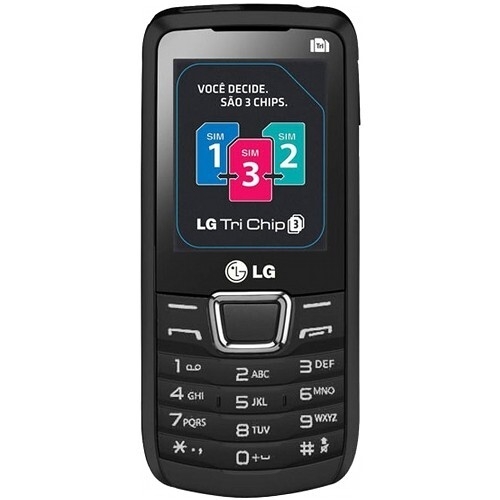 Telefon Mobil LG A290 Black Triple-Sim LGA290BLK - Bocris