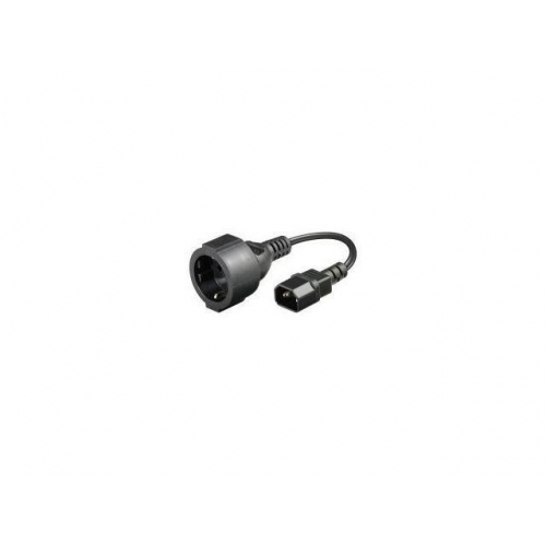 Cablu Prelungitor GEMBIRD, pentru UPS C14 la shuko, 0.75MM, Negru PC ...