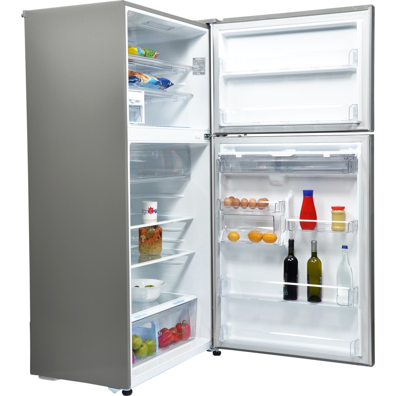 Frigider LG GT9180AVBW cu 2 usi 639l A+ 1 Compartiment congelator 2 ...